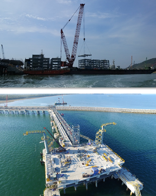 NSRP Offshore PAR Module Installation > 기계설치 / 중량물설치 - CHUNJO